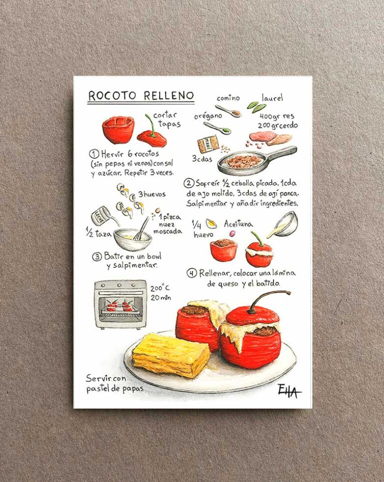 Print Rocoto relleno - Edgar Huaccho Art